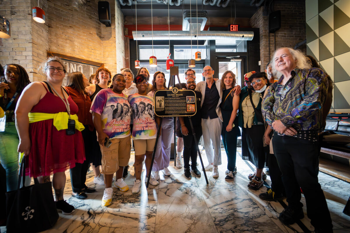 Jackie Shane Brass Rail – Heritage Toronto